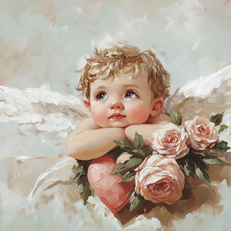 Valentines Day Wall Decor, Valentines Day Wall Decor, Cupid Art ...