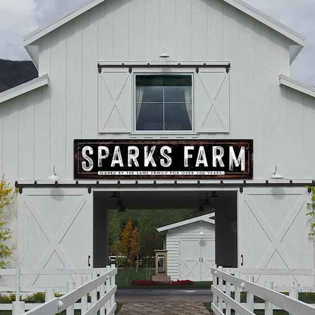Metal Barn Signs, Large barn Signs, Custom Barn Signs, Pole barn Signs ...