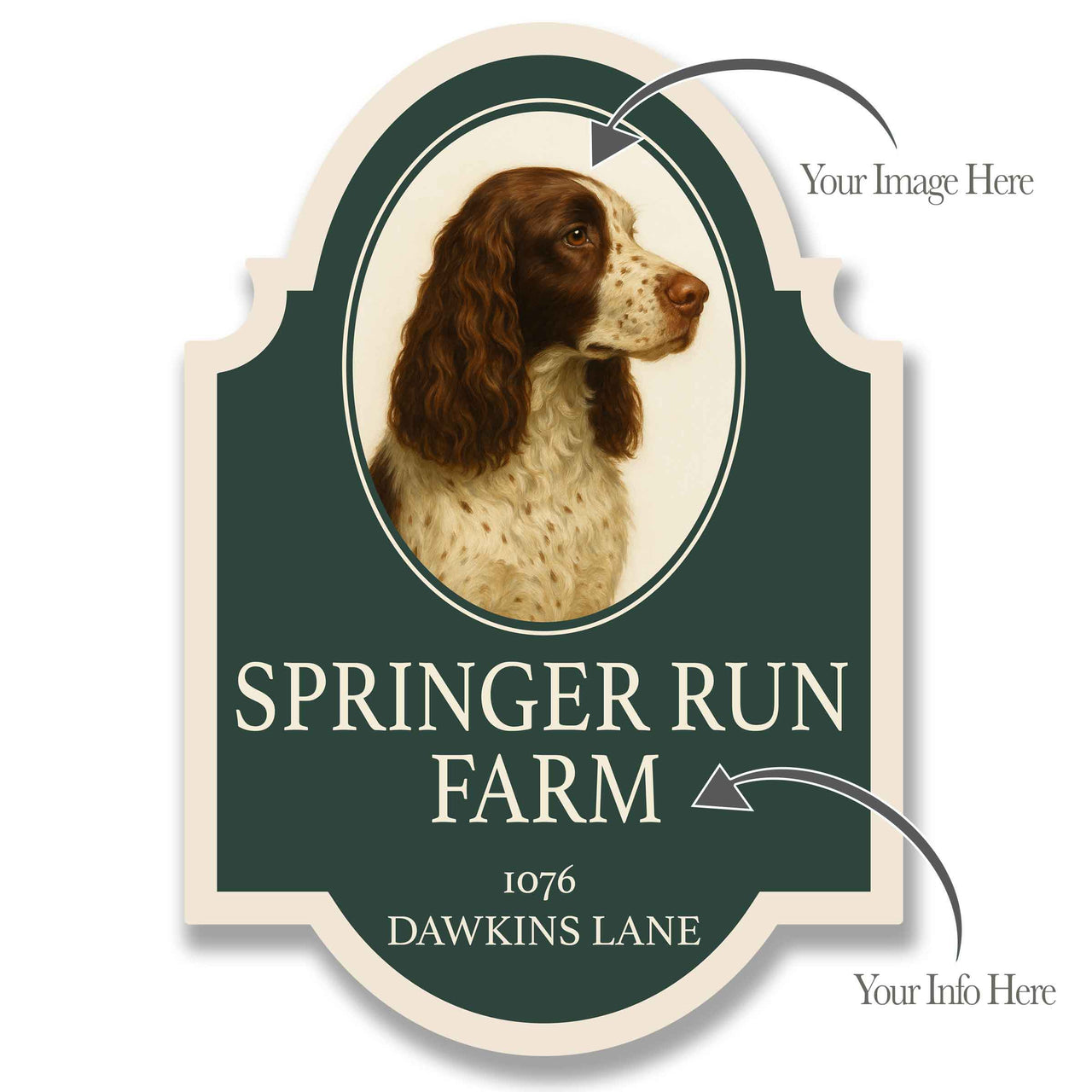 Custom Large Metal Barn Signs | Personalized Farm & Ranch Signs ...