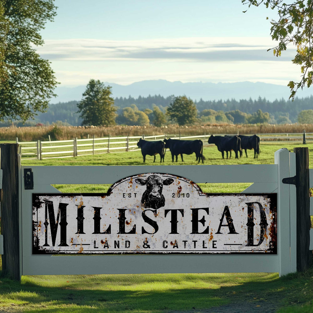 Cattle Ranch Signs and Farm Entrance Signs – Tailor Made Rooms Home Decor