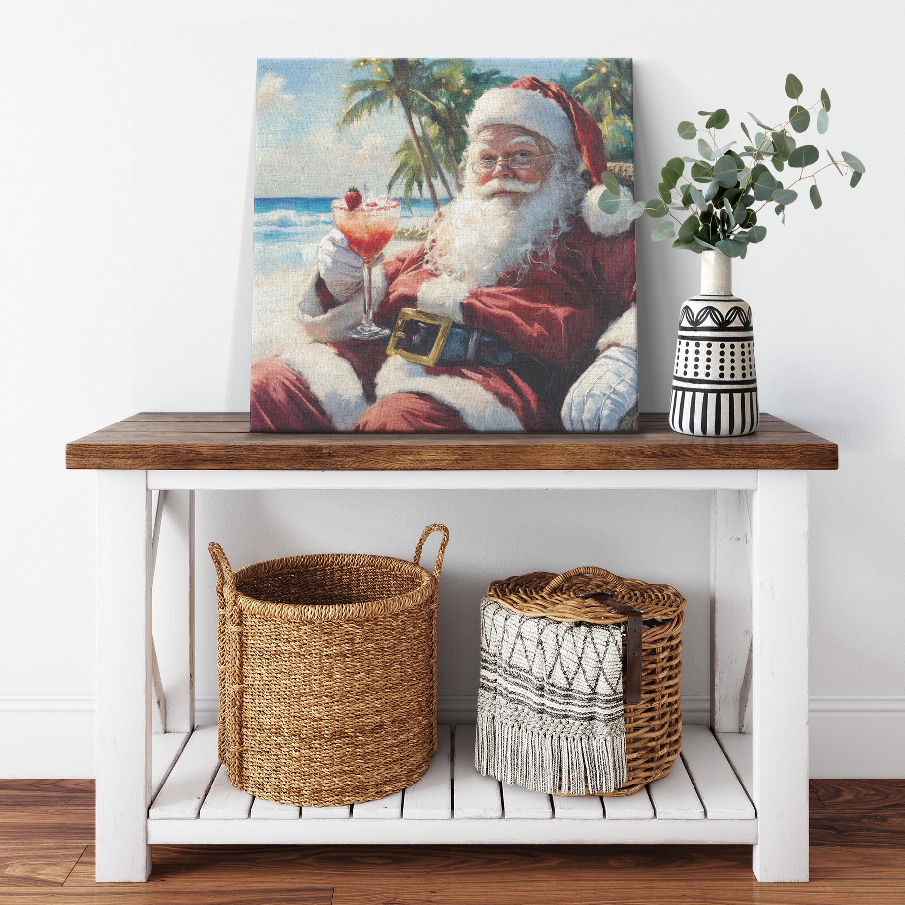 Santa Art Collection: Santa Prints and Santa Clause Canvas – Tailor ...