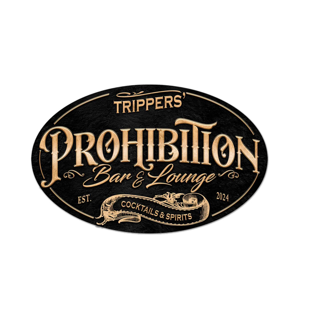 Prohibition bar Sign, Speakeasy Bar Sign, Speakeasy Bar Signs – Tailor ...