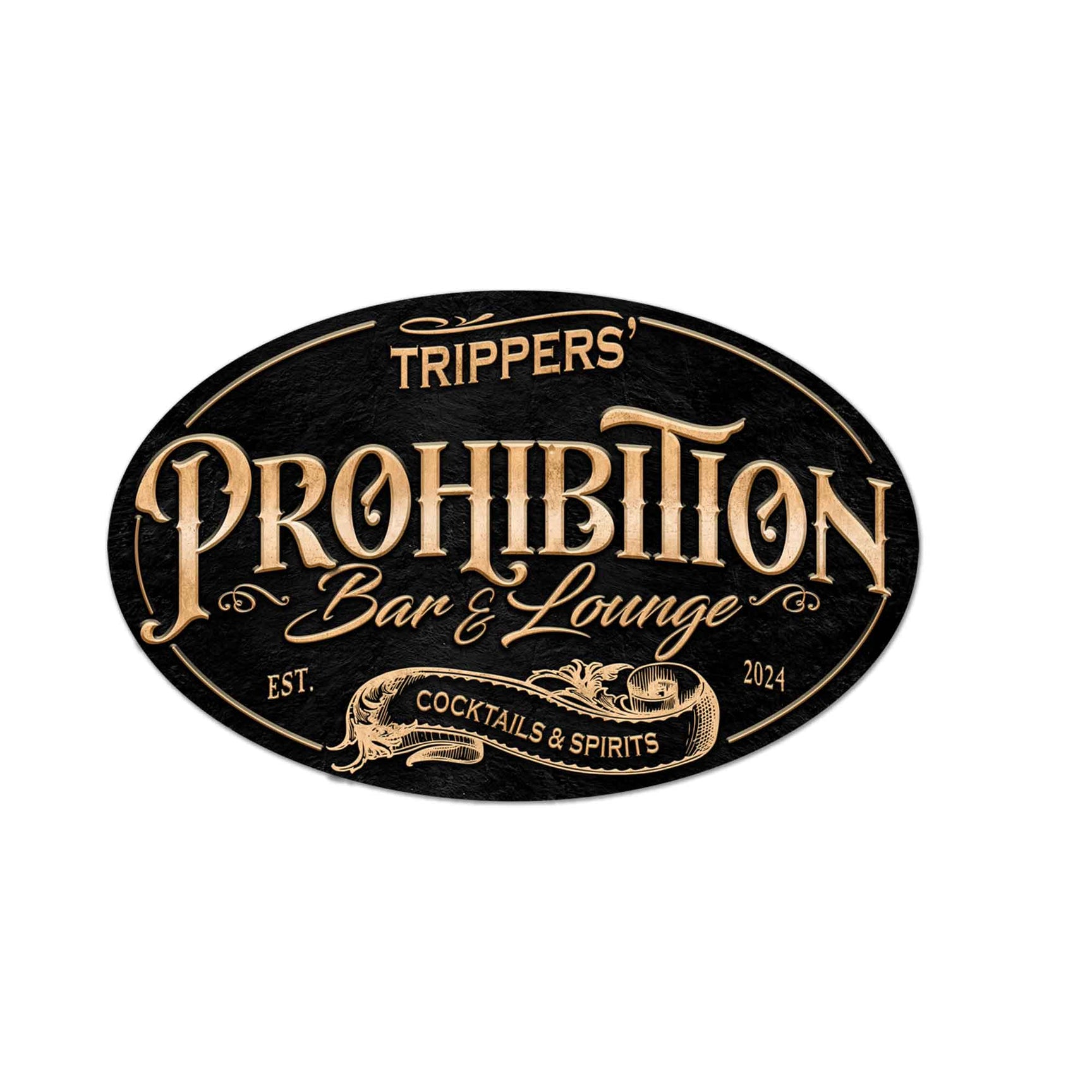 Prohibition bar Sign, Speakeasy Bar Sign, Speakeasy Bar Signs – Tailor ...