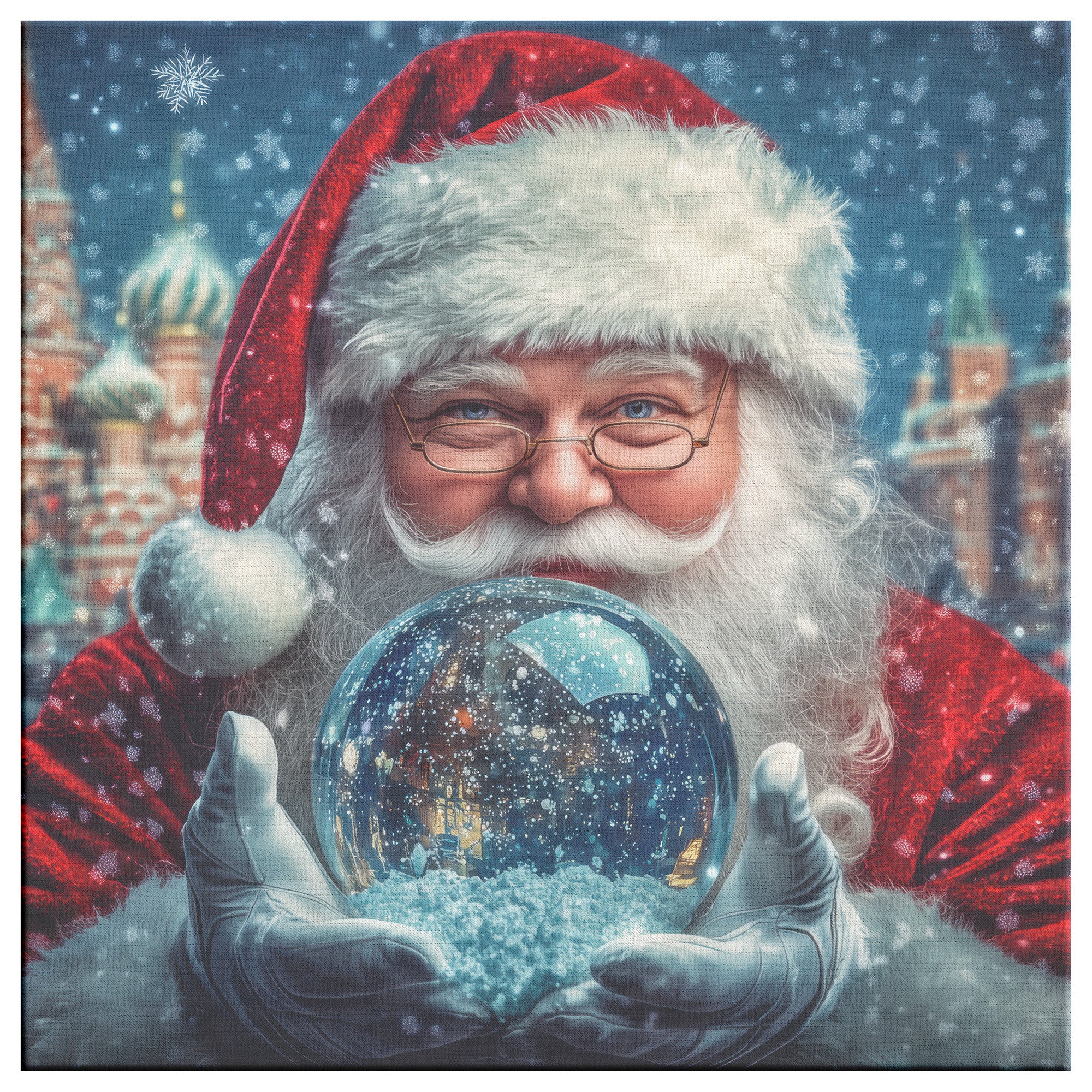 Santa Art - Santa's Snowglobe – Tailor Made Rooms Home Decor