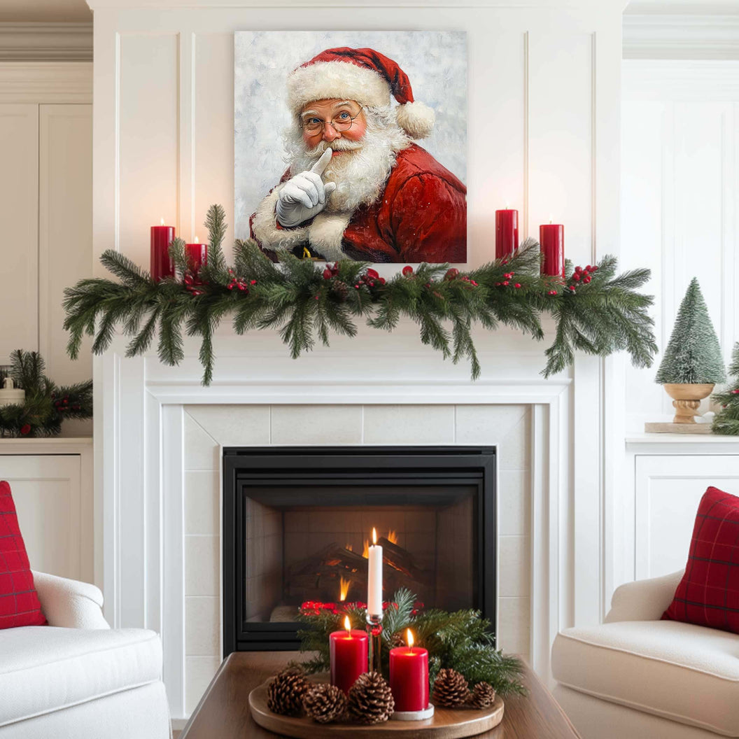 Santa Art Collection: Santa Prints and Santa Clause Canvas – Tailor ...