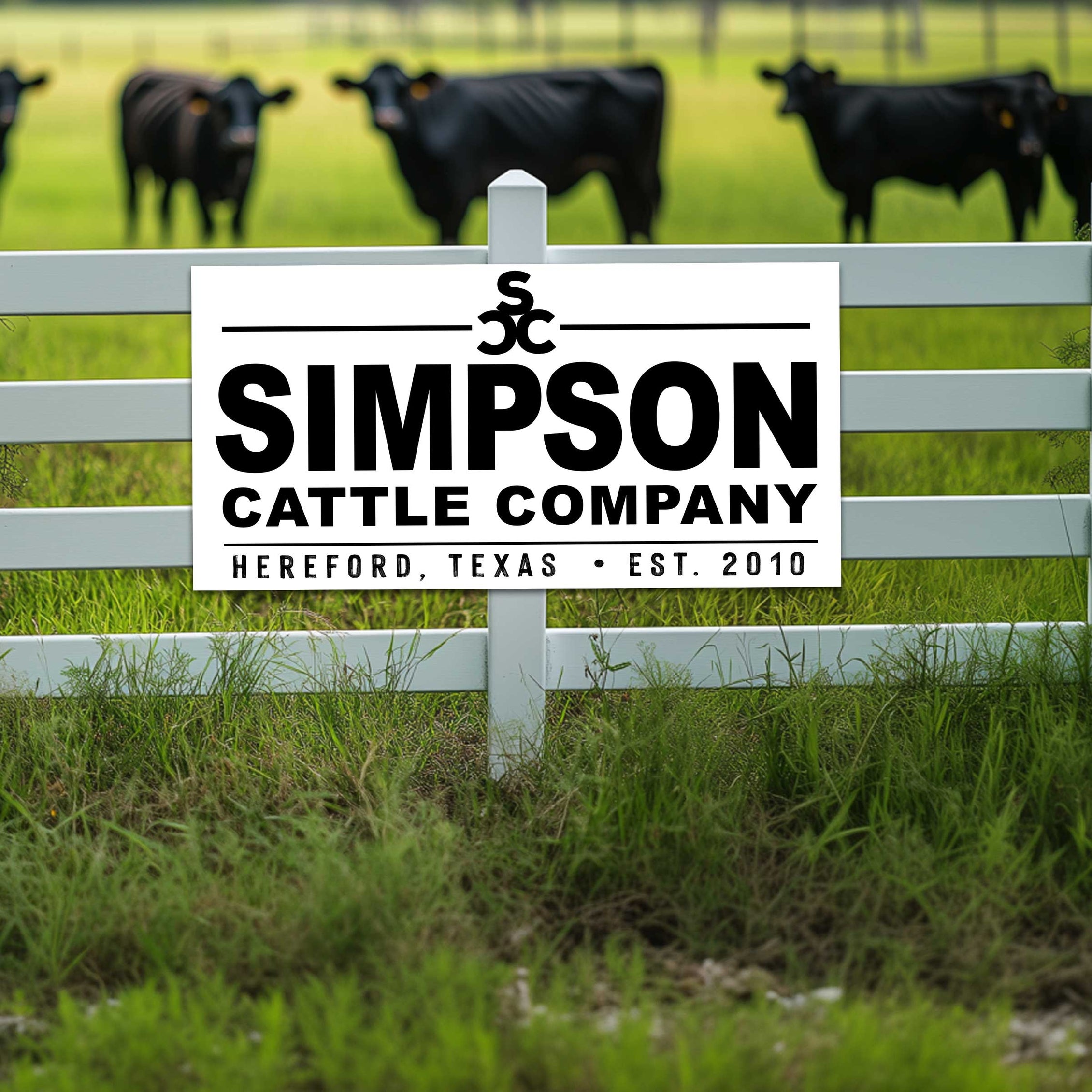 Metal Cattle Ranch Signs, Farm Entrance Signs, Farming Signs – Tailor ...