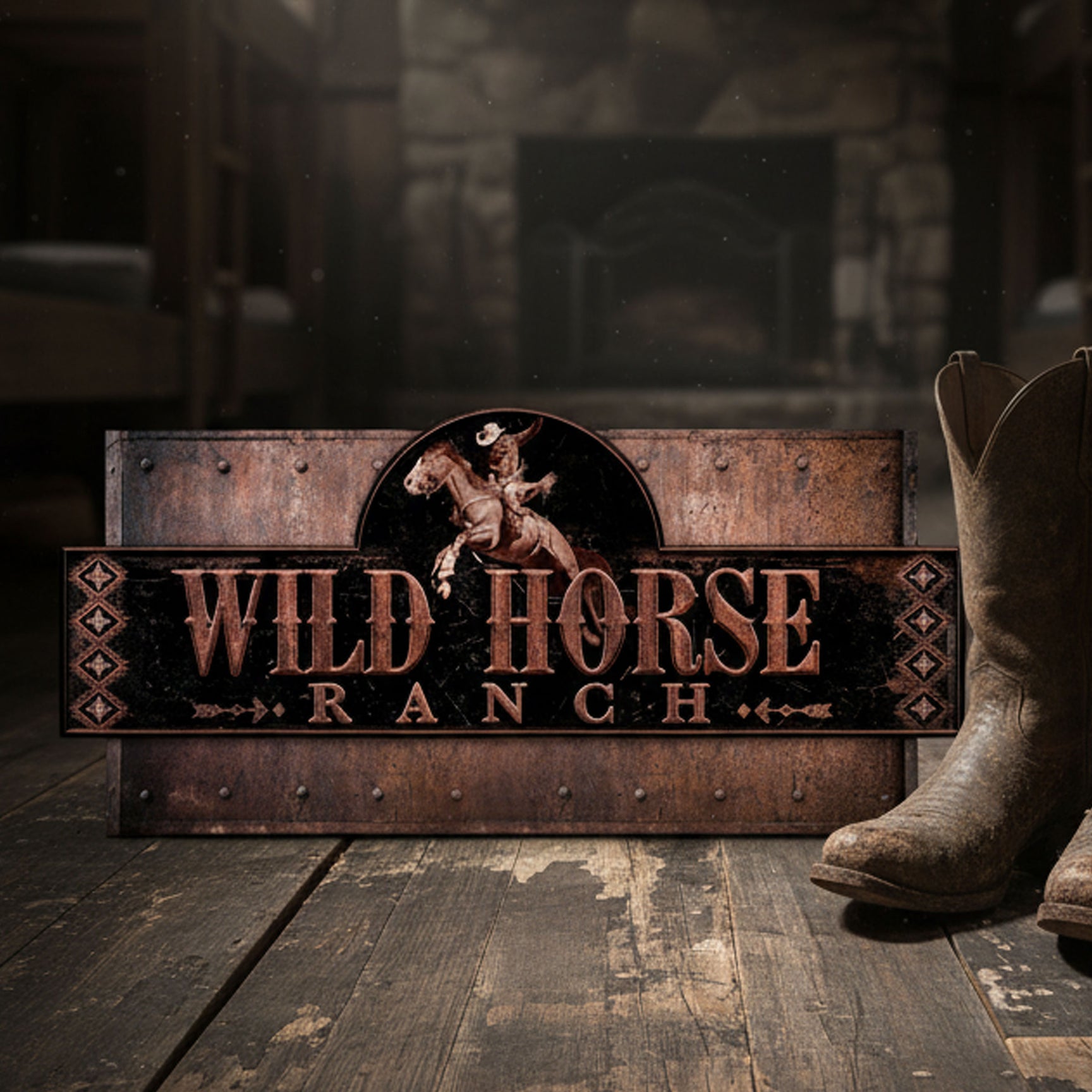 Farm Entrance Signs, Western Decor, Custom Cattle Ranch Farm Signs ...