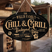 Bar & Grill Sign, Grill Sign, Patio Sign, Grill Master Sign – Tailor ...