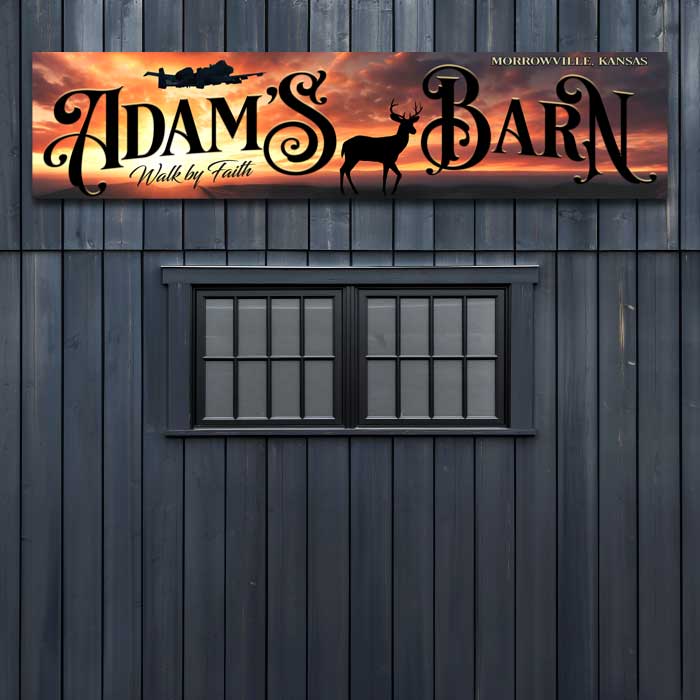 Personalized Metal Barn Signs, Custom Barn Signs, Memorial Signs ...