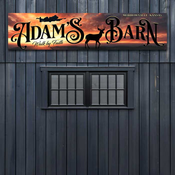 Personalized Metal Barn Signs, Custom Barn Signs, Memorial Signs ...
