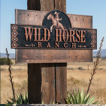 Farm Entrance Signs, Western Decor, Custom Cattle Ranch Farm Signs ...