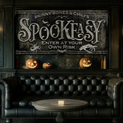 Halloween Sign Spookeasy, Spookeasy Sign, Halloween Home Decor ...