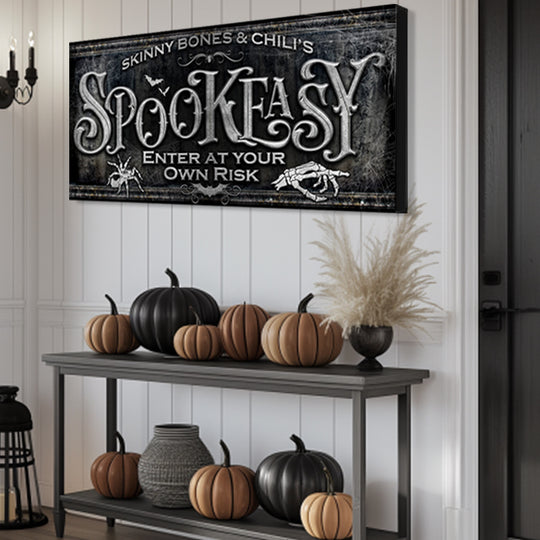 Spookeasy Halloween Sign – Haunted Bar Wall Décor – Tailor Made Rooms ...