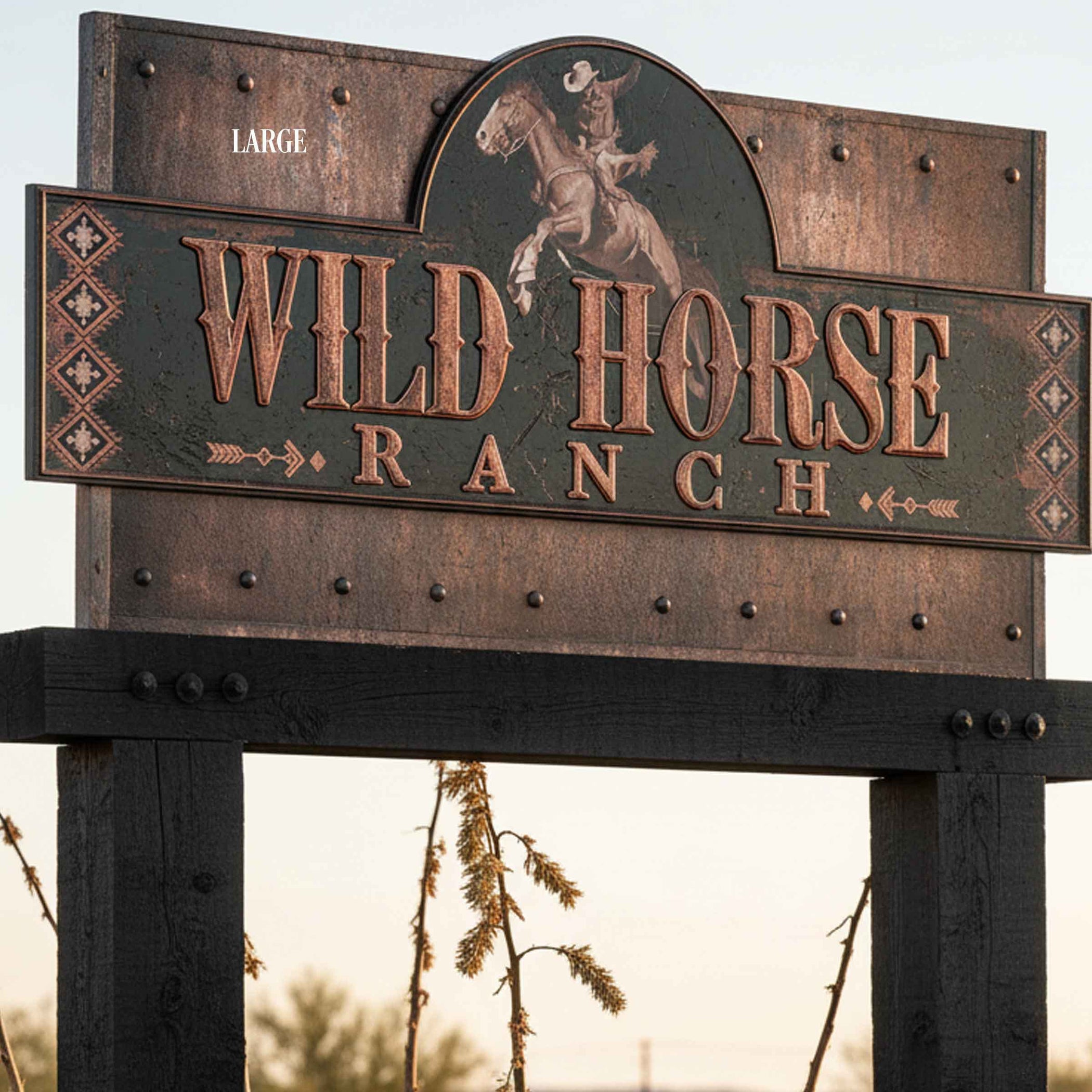 Farm Entrance Signs, Western Decor, Custom Cattle Ranch Farm Signs ...