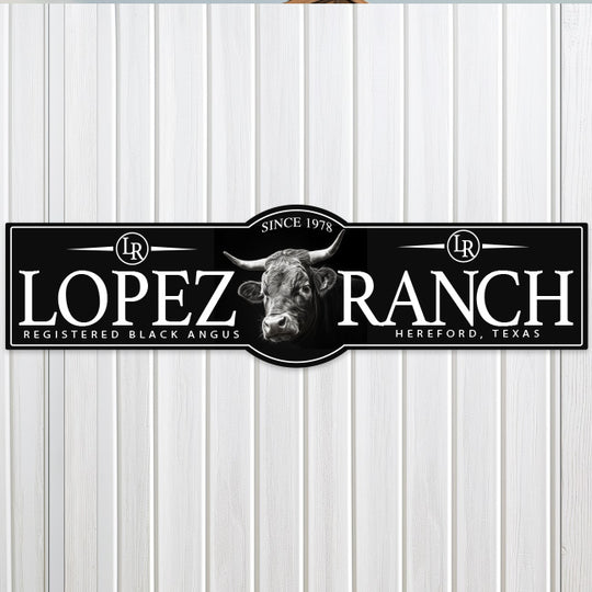 Large Metal Signs, Barn Signs, Business Signs, Cattle Ranch Signs ...