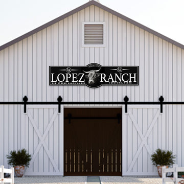 Large Metal Signs, Barn Signs, Business Signs, Cattle Ranch Signs ...
