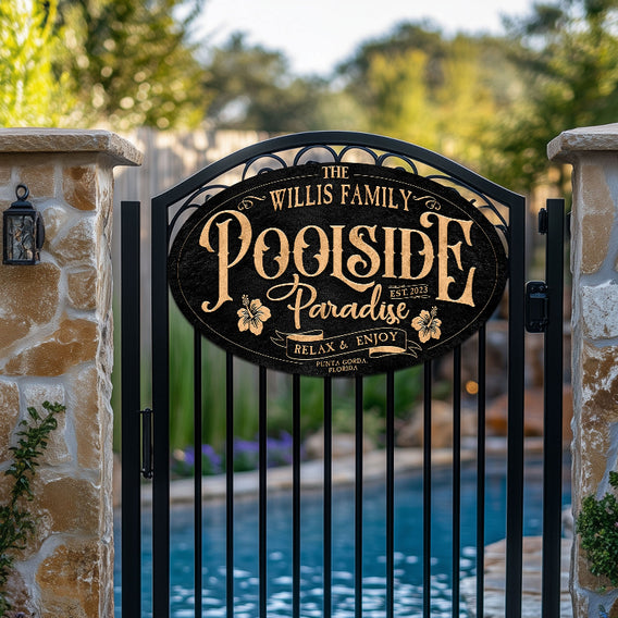 Custom Outdoor Pool & Patio Signs - Tailor Your Space – Tailor Made ...