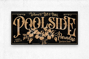Personalized Pool Signs, Pool and Patio Signs, Custom Pool Signs ...