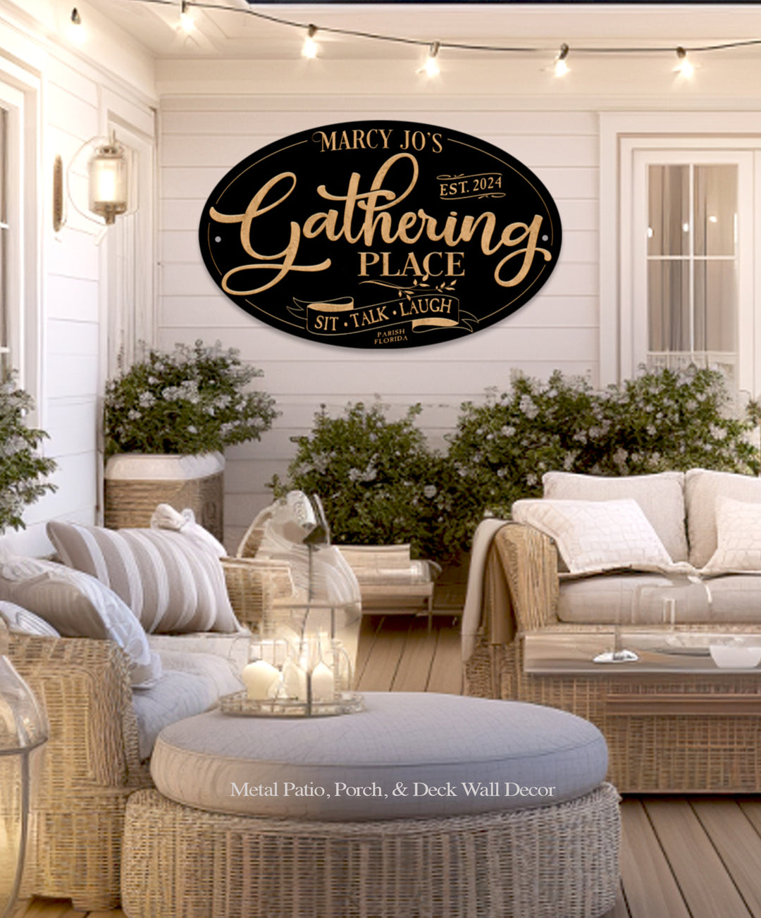 Tailor Made Rooms Large Metal Signs, Business Signs & Home Wall Decor ...