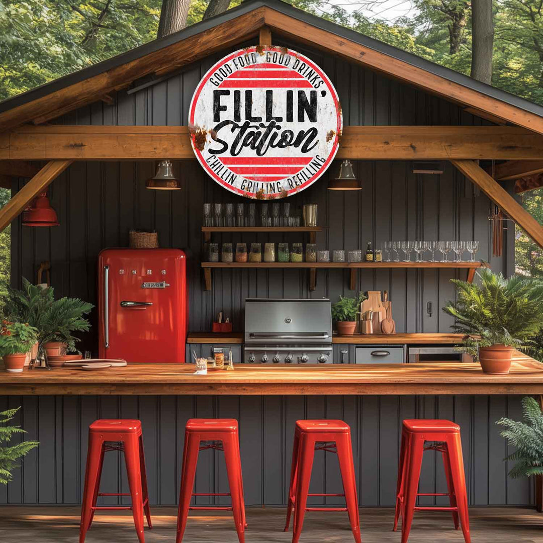 Bar and Grill Sign, Grilling Signs, Backyard Signs, Bar Signs – Tailor ...