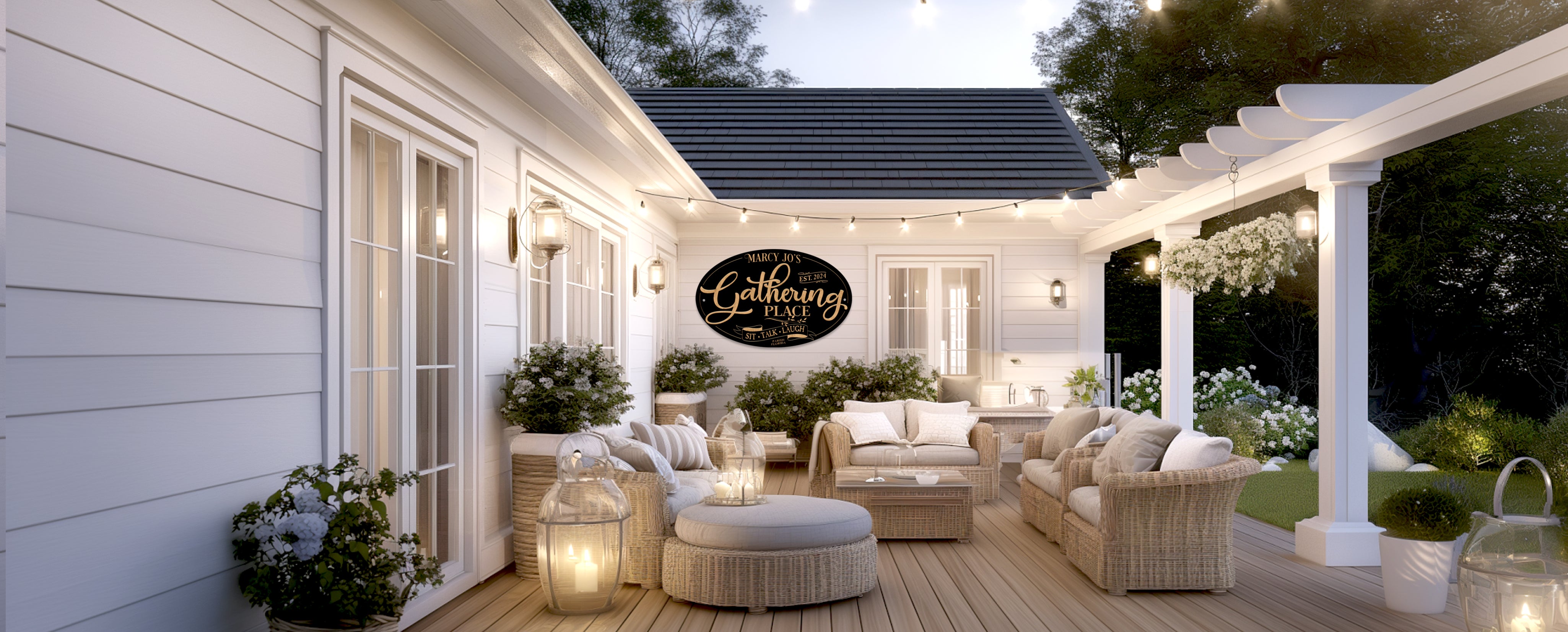 Tailor Made Rooms Large Metal Signs, Business Signs & Home Wall Decor ...