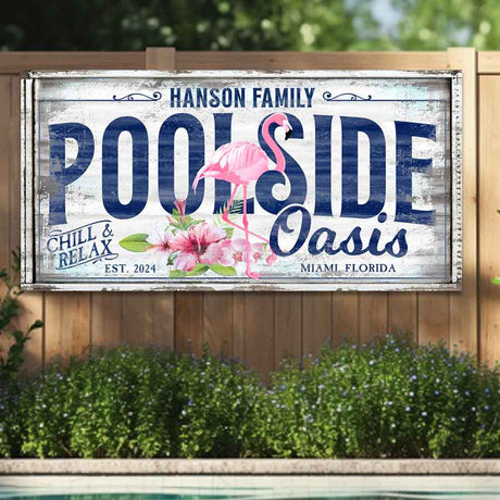 Custom Pool Signs - Dive into Personalization – Tailor Made Rooms Home ...