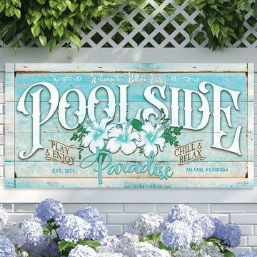 Personalized Pool Signs, Pool and patio Signs, Custom Pool Signs ...
