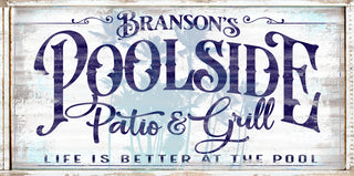 Custom Outdoor Pool & Patio Signs - Tailor Your Space – Tailor Made ...