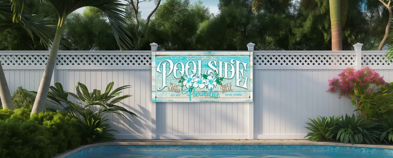 Custom Canvas Wall Signs for Rustic Farmhouse Decor & Lake House Signs ...