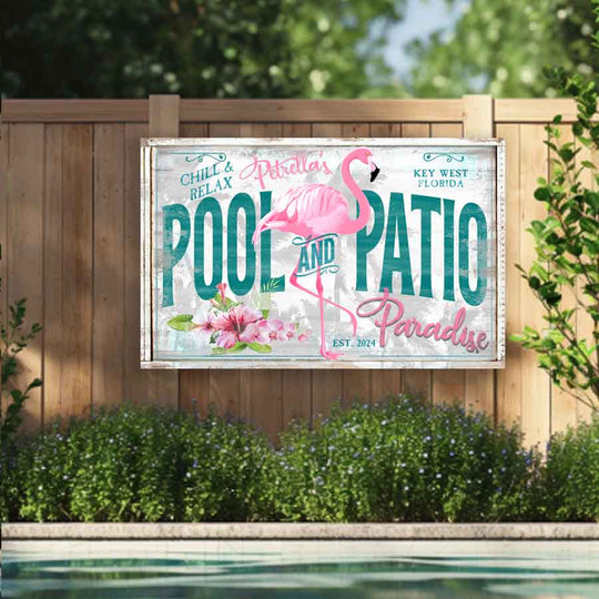 Pool and Patio Signs, Pool Decor, Patio Decor, Metal Pool Signs ...