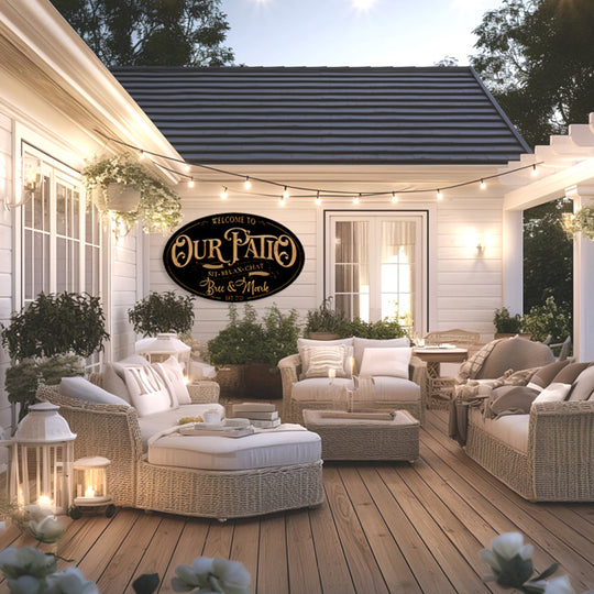 Patio Sign, Porch Sign, Porch Decor, Patio Decor, Backyard Sign, Deck ...