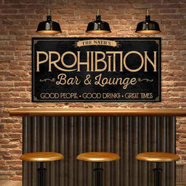 Speakeasy Decor - Vintage Bourbon & Prohibition Signs – Tailor Made ...