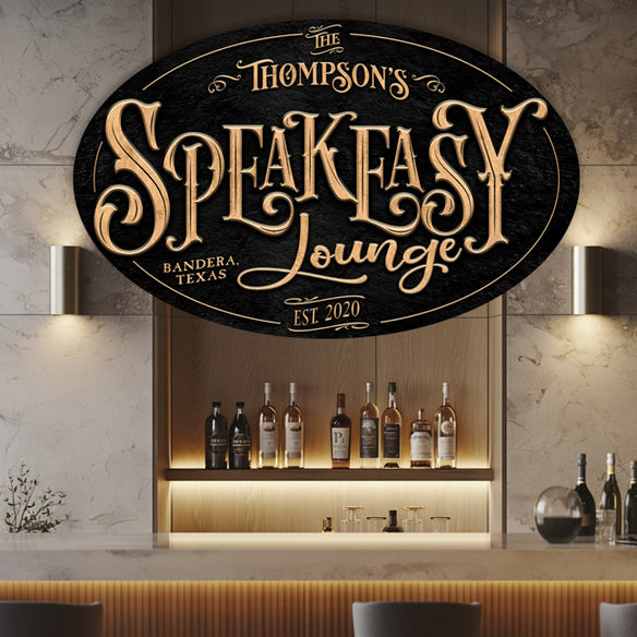 Customized Speakeasy Signs and Decor – Tailor Made Rooms Home Decor