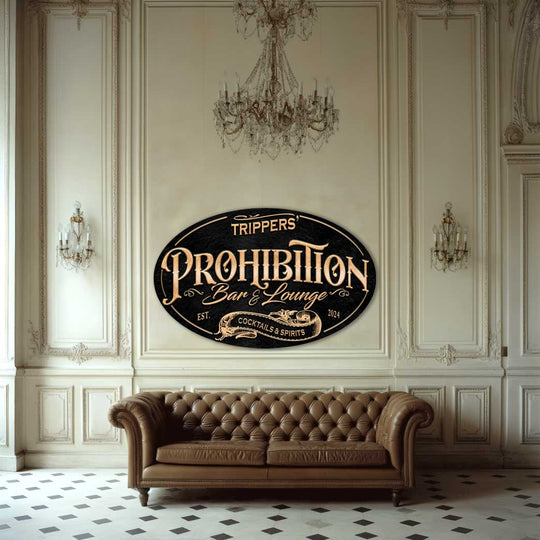 Prohibition bar Sign, Speakeasy Bar Sign, Speakeasy Bar Signs – Tailor ...