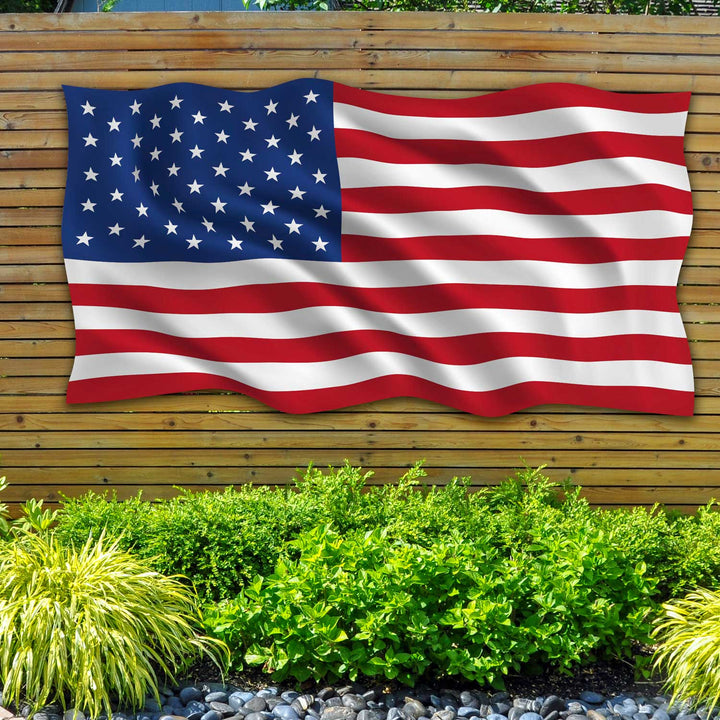Patriotic Metal Signs, Metal Flag Sign, American Flag,Large Metal Flag ...