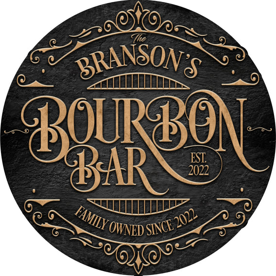Personalized Bourbon Signs For Your Home or Bar – Tailor Made Rooms ...