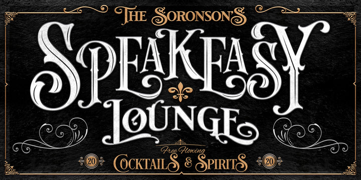 1920s Speakeasy Bar Signs - Authentic Décor Accents – Tailor Made Rooms ...