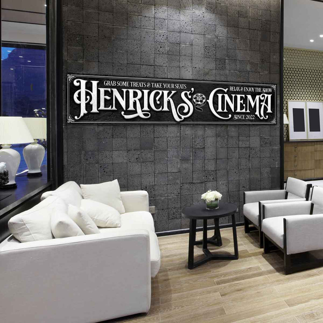Custom Home Theater Sign, Movie Theater Sign, Theater Sign, Cinema ...