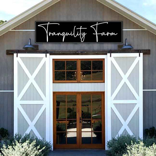 Personalized Metal Barn Signs: Rustic Elegance – Tailor Made Rooms Home ...