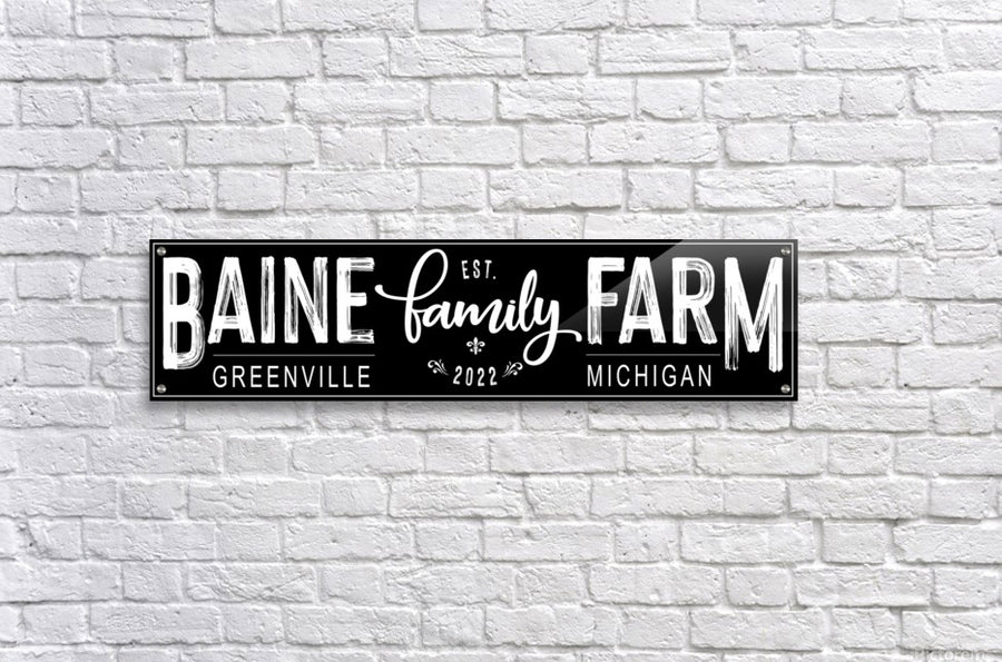 Large Custom Barn Signs - Personalized Farm Décor – Tailor Made Rooms ...