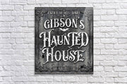 Personalized Haunted House Halloween Wall Sign – Tailor Made Rooms Home ...