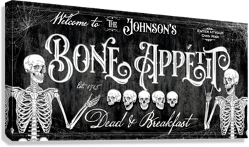 Halloween Skeleton Bone Appetit Dead & Breakfast – Tailor Made Rooms ...