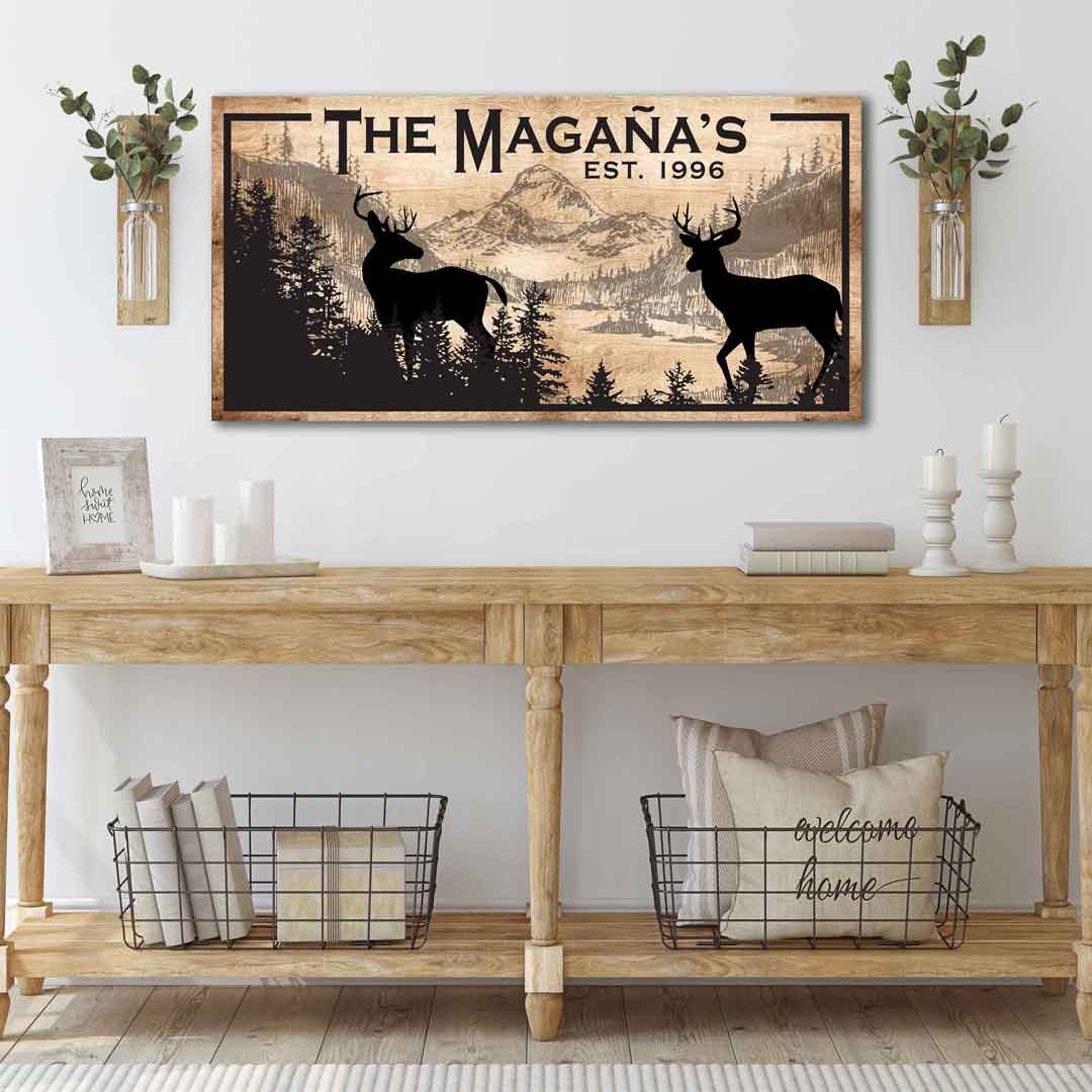 Deer Decor, Hunting Decor, Deer Hunting Decor, Deer Art,Whitetail Deer ...