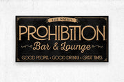 Prohibition Era Bar Sign - Unique Speakeasy Décor – Tailor Made Rooms ...