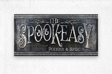 Spookeasy Halloween Wall Decor Sign, Speakeasy Sign, – Tailor Made ...